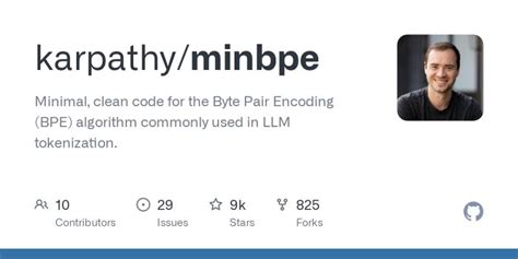Sentientmatters On Linkedin Github Karpathyminbpe Minimal Clean Code For The Byte Pair