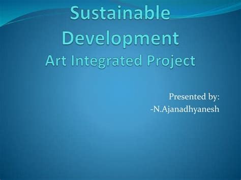 Sustainable Development Class 10pptx
