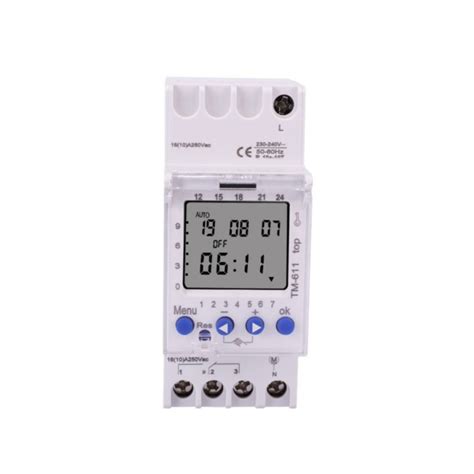 1 Channel Intelligent Switch Timer 7 Days 24hrs Programmable Electronic Digital Time Switch With