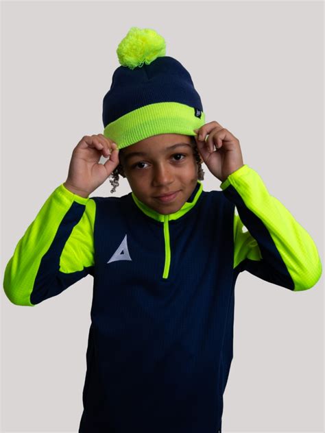 Navy Sports Bobble Hat Sports Accessories Avec Sport