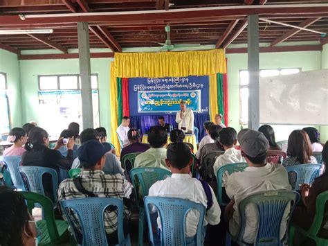 ဒဂုံမြို့သစ် တောင်ပိုင်း မြို့နယ် လူထုအခြေပြုဗဟိုဌာန၌ ဇာတ်ညွှန်းပညာ အခမဲ့ သင်တန်း ဖွင့်လှစ