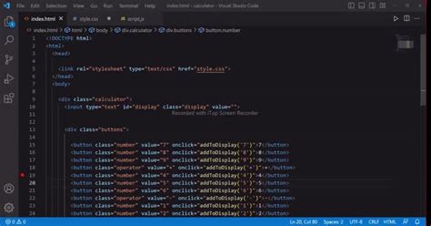 Shubham Annpurne On Linkedin Calculator Javascript Html Css