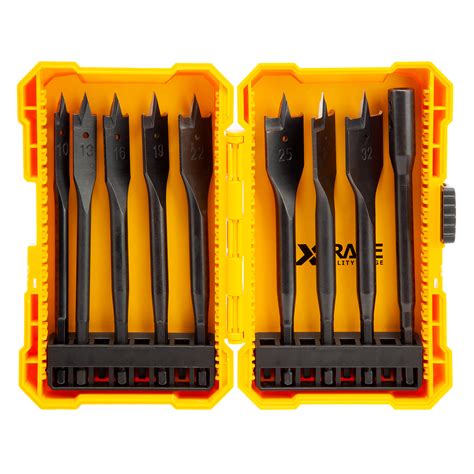 9 Piece Flat Bit Set Tiger Building Products