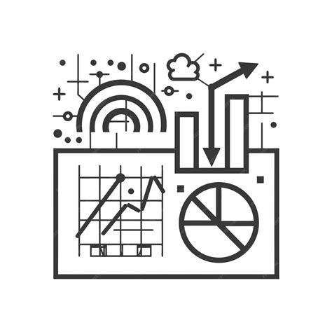 Abstract Illustration Of Data Analysis And Growth Premium Ai Generated Vector