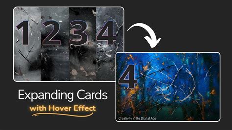 Responsive Expanding Cards With Hover Effect Html Css Youtube