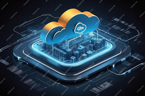 Premium Photo Embracing Cloud Computing Secure Data Transfer Future