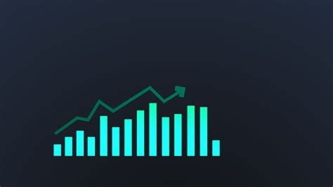 Business Graph With Arrow Animation Video Footage Otion Graphic Graph