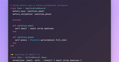 Normalization In Rails 7 1 Era