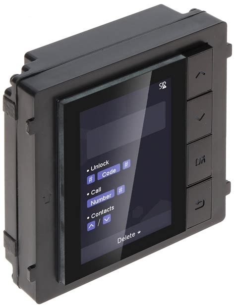Hikvision Ds Kd Dis Video Intercom Display Module Ertech Security Systems