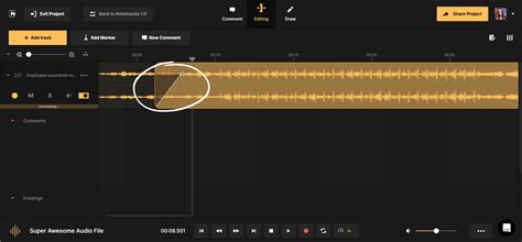 how to edit an audio file notetracks audio review and collaboration