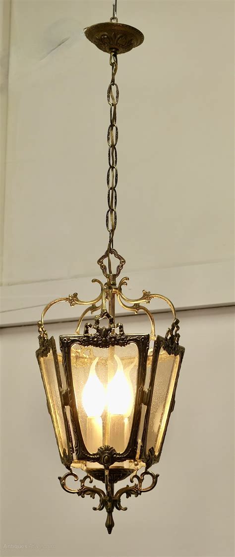 Antiques Atlas Decorative French Gilt Brass Lantern Pendant Light