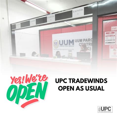 📢 Status Operasi Upc Tradewinds Yab Uum Parcel Centre Facebook