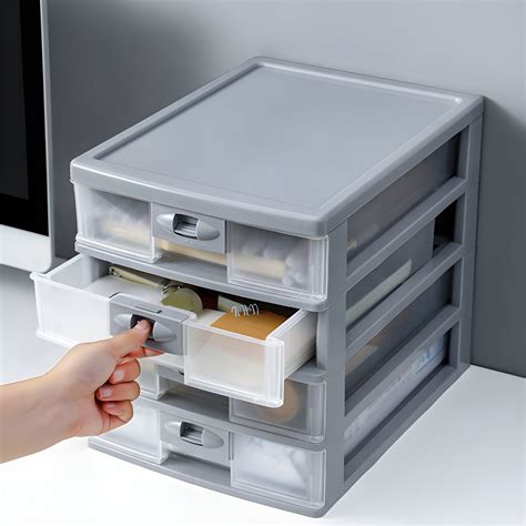Modern Plastic Filing Cabinet Solid Color Filing Cabinet For Home