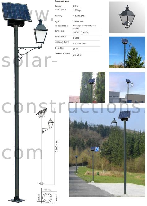 Solar Led Park Light Autonomous Lighting