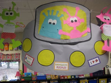 Alien Crafts Space Theme Classroom Space Classroom Space Lesson Plans