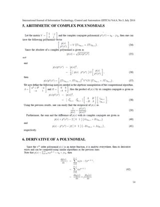 POLYNOMIAL EVALUATIONS IN ENGINEERING PDF