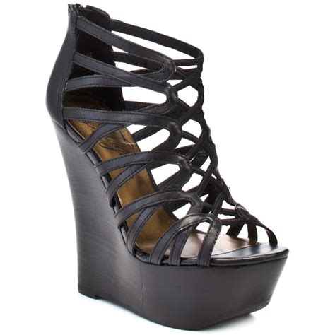 Strappy Black Wedges Ohh Yeah Heels Black Wedges Black Strappy Wedges