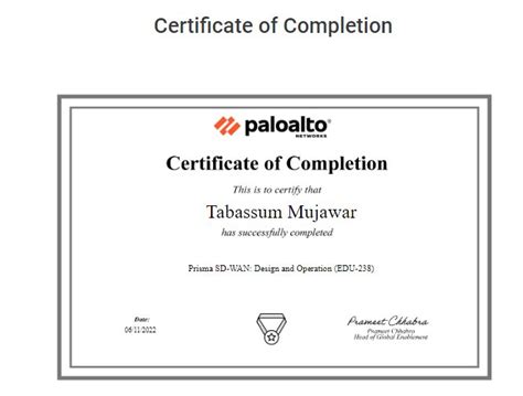 Network Sdwan Design Operation Prisma Paloalto Tabassum Mujawar