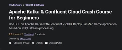 Apache Kafka And Confluent Cloud Crash Course For Beginners