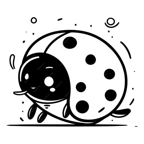 Premium Vector Ladybug Cute Cartoon Vector Illustration Isolated On