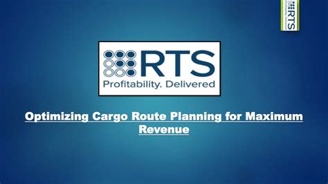 Ppt Optimizing Cargo Route Planning For Maximum Revenue Powerpoint