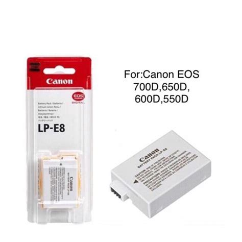 Canon Lp E8 Camera Battery For Canon 700d650d600d550d Etc Best