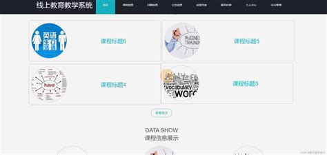 Java线上教育教学系统毕设源码mysqllw Csdn博客