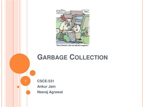 ppt garbage collection powerpoint presentation free download id