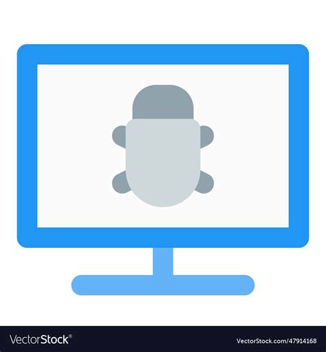 Malware Identified In A Computer System Royalty Free Vector