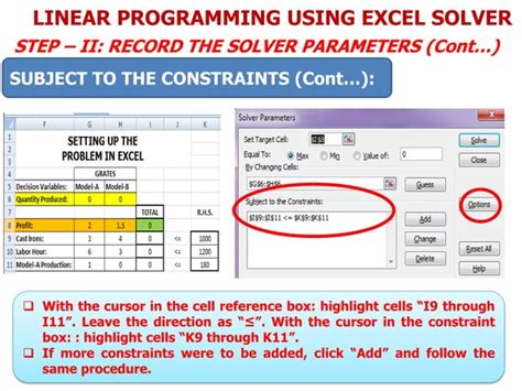 4 Linear Programming Using Excel Solver Pdf