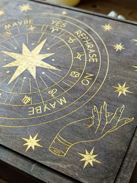 Pendulum Board And Stand Pendulum Board Wood Crystal Storage Box With