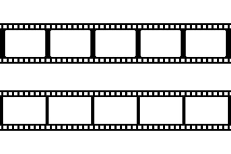 투명 한 배경에 격리 된 필름 스트립 아이콘 테이프 사진 필름 스트립 프레임 비디오 필름 스트립 롤 벡터 일러스트레이션 공란에 대한 스톡 벡터 아트 및 기타 이미지 Istock