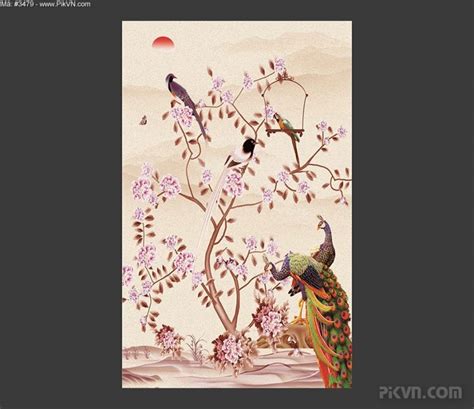 Tranh Phong Th Y P Tuy N T P Ch N L C M I File Psd Vector Com