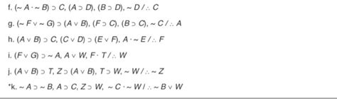Solved For Each Of The Following Arguments Construct A