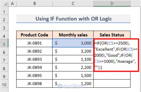 excel if function with 3 conditions 5 logical tests exceldemy