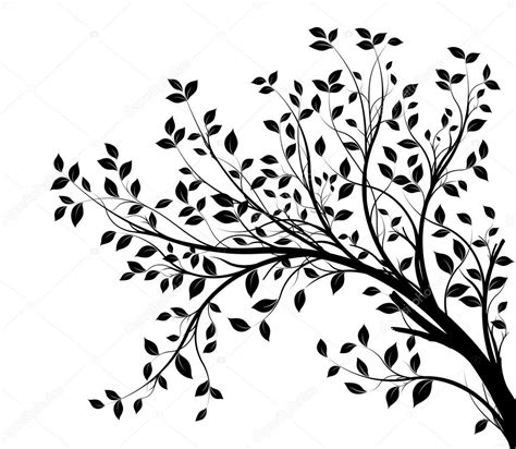 Tree Silhouette Border