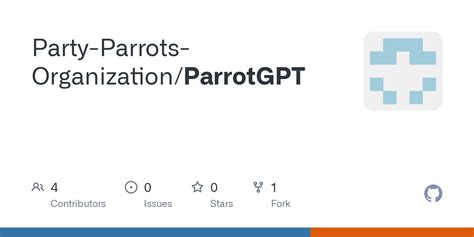 GitHub Party Parrots Organization ParrotGPT