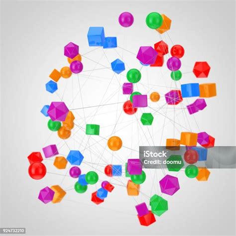 네트워크 연결 개념입니다 추상 그림 선으로 연결 3 차원 렌더링 개념에 대한 스톡 사진 및 기타 이미지 개념 구 구도 Istock