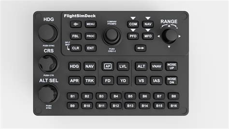 Flightsimdeck Comprehensive Flight Sim Control Box Simflight