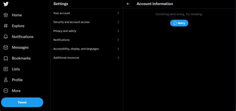 Something Went Wrong Try Reloading Error Rtwitter