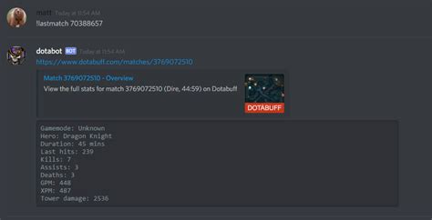 Github Matekdev Dotabot A Discord Bot That Gathers Api From Dota 2 And Displays It In Chat