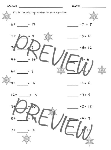 Winter Math Activities By Type B Teacher Trials Tpt