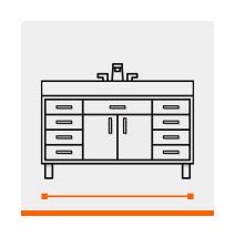 Muebles Para Lavabos De Baño Flotantes The Home Depot