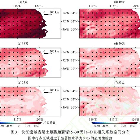 The Spatial Distribution Map Of Autocorrelation Coefficients Of Yrb Ssm Download Scientific