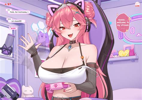 Rule 34 1girls Alternate Version Available Cat Headphones Choker