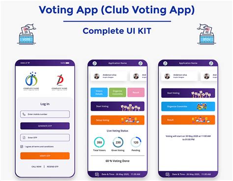 Voting App Club Voting App Ui Design On Behance