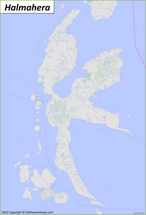 Halmahera Island Map Indonesia Discover Halmahera Island With