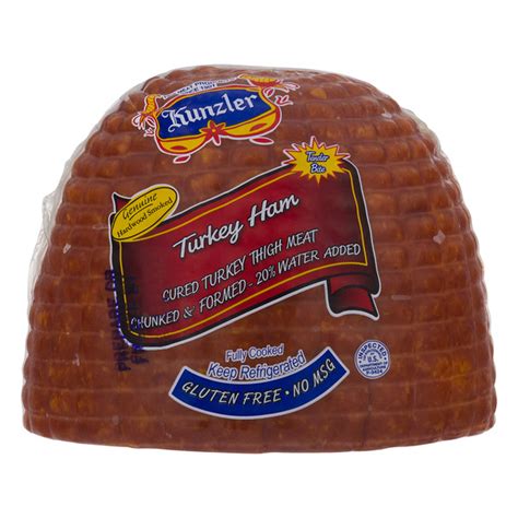 Kunzler Turkey Ham Gluten Free Fig App