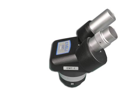 Emt 1 Black 1x And 2x Objective Turret Stereo Body Working Distance