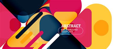 평평한 기하학적 둥근 모양과 동적 라인 추상적 인 배경 플래카드 브로셔 포스터 및 배너에 대한 벡터 일러스트레이션 0명에 대한